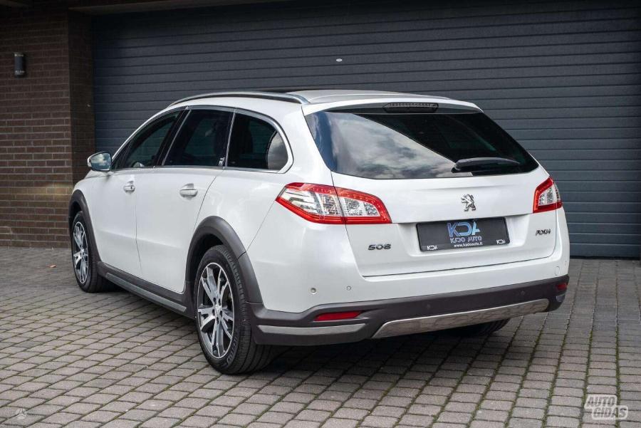 Balts Peugeot 508 RXH 2015 Marijampole, ar dzinēja tilpumu 2.00 L un nobraukumu 273 tūkst. km par 7250 €, foto 8 vietnē AUTOMOTO.COM.LV