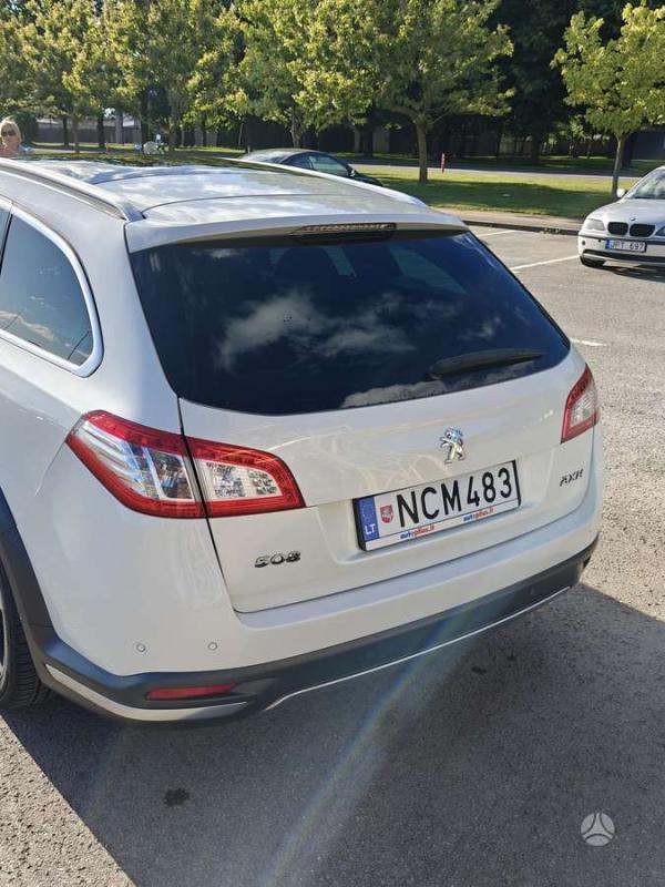Balts Peugeot 508 RXH 2015 Mažeikiai, ar dzinēja tilpumu 2.00 L un nobraukumu 228 tūkst. km par 7950 €, foto 4 vietnē AUTOMOTO.COM.LV