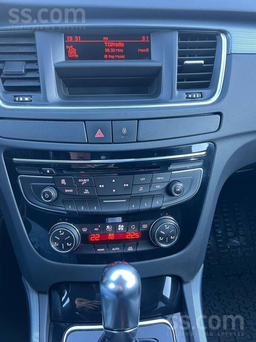 Peugeot 508 2011 in Riga, with an engine capacity of 1.60 L and mileage of 165 thousand km for 4400 €, photo 19 on AUTOMOTO.COM.LV