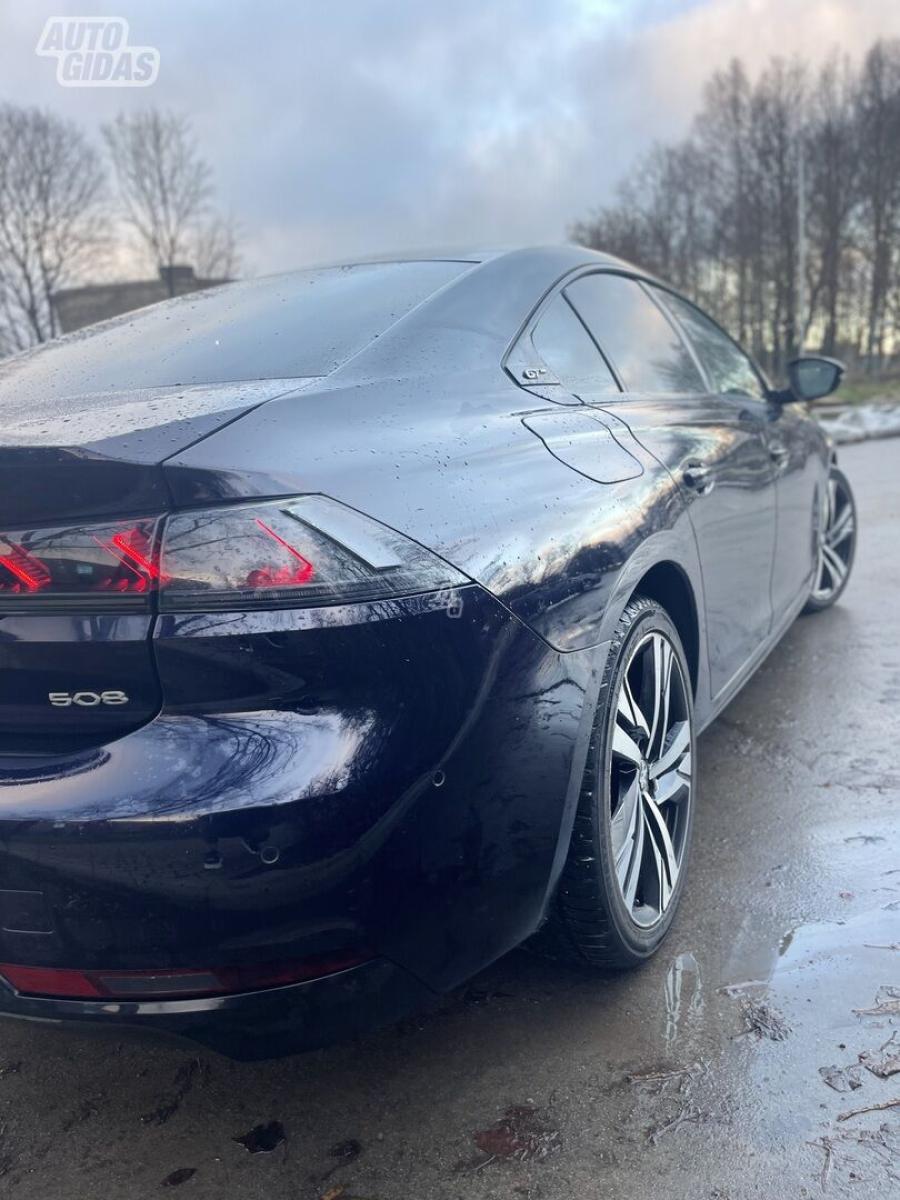 Violets Peugeot 508 2019 Klaipėda, ar dzinēja tilpumu 2.00 L un nobraukumu 105 tūkst. km par 14500 €, foto 8 vietnē AUTOMOTO.COM.LV