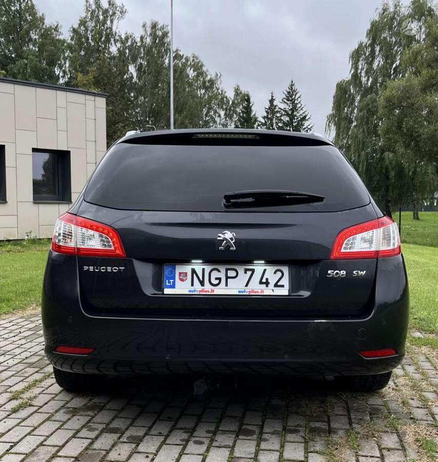 Violets Peugeot 508 2011 Tauragė, ar dzinēja tilpumu 1.56 L un nobraukumu 253 tūkst. km par 2880 €, foto 7 vietnē AUTOMOTO.COM.LV