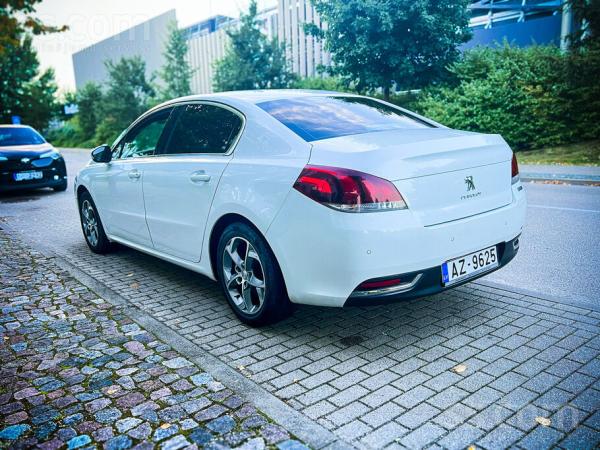White Peugeot 508 2016 in Riga, with an engine capacity of 1.60 L and mileage of 136 thousand km for 6000 €, photo 4 on AUTOMOTO.COM.LV