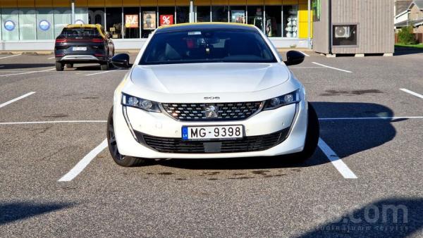 White Peugeot 508 2019 in Riga, with an engine capacity of 2.00 L and mileage of 105 thousand km for 18490 €, photo 3 on AUTOMOTO.COM.LV