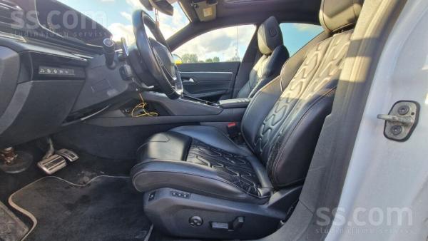 White Peugeot 508 2019 in Riga, with an engine capacity of 2.00 L and mileage of 105 thousand km for 18490 €, photo 11 on AUTOMOTO.COM.LV