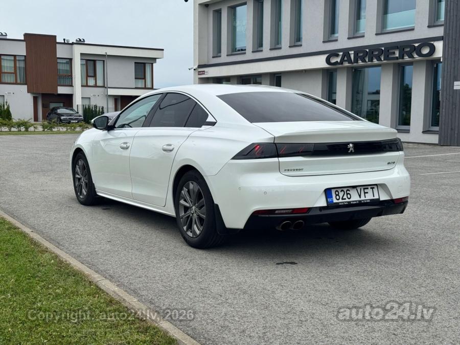 White Peugeot 508 2021 in Tallinn, with an engine capacity of 2.00 L and mileage of 363 thousand km for 8300 €, photo 5 on AUTOMOTO.COM.LV