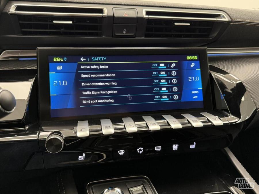Balts Peugeot 508 2021 Viļņa, ar dzinēja tilpumu 1.60 L un nobraukumu 130 tūkst. km par 19900 €, foto 25 vietnē AUTOMOTO.COM.LV