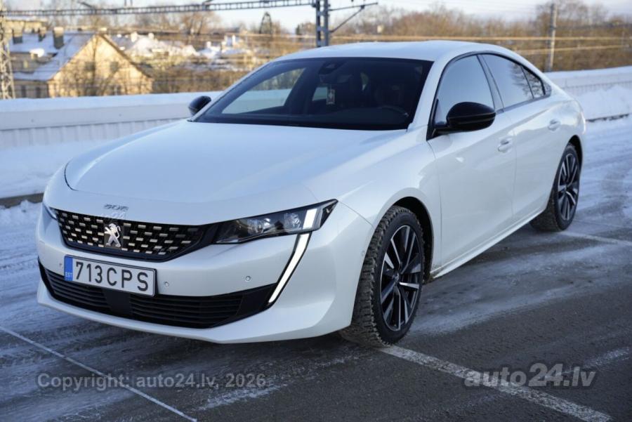 White Peugeot 508 2022 in Tallinn, with an engine capacity of 1.50 L and mileage of 64 thousand km for 21000 €, photo 1 on AUTOMOTO.COM.LV