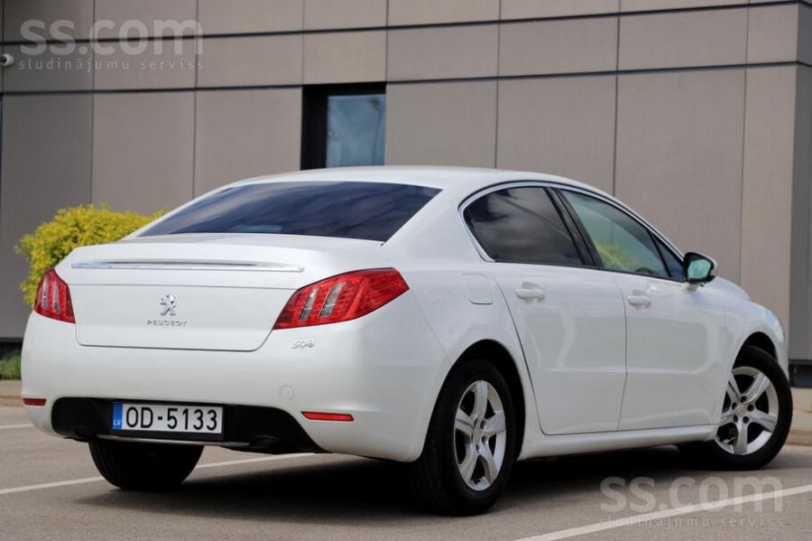 Balts Peugeot 508 2011 Tukums, ar dzinēja tilpumu 1.60 L un nobraukumu 377 tūkst. km par 3950 €, foto 5 vietnē AUTOMOTO.COM.LV