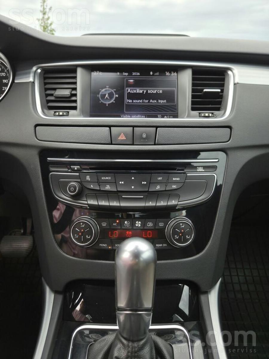 Balts Peugeot 508 2011 Jelgava, ar dzinēja tilpumu 2.20 L un nobraukumu 266 tūkst. km par 6990 €, foto 12 vietnē AUTOMOTO.COM.LV