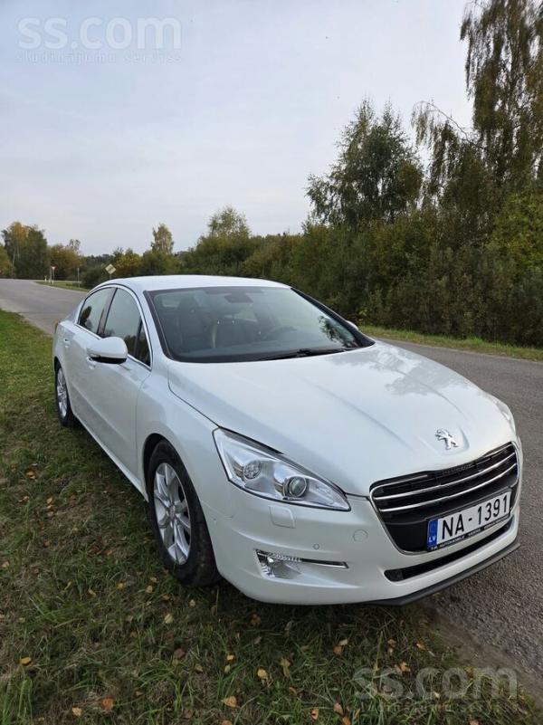 Peugeot 508 2011 in Ogre on AUTOMOTO.COM.LV White Peugeot 508 2011 in Ogre, with an engine capacity of 1.60 L and mileage of 177 thousand km for 5400 €, photo 3 on AUTOMOTO.COM.LV
