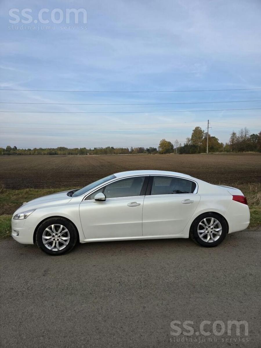 White Peugeot 508 2011 in Ogre, with an engine capacity of 1.60 L and mileage of 177 thousand km for 5400 €, photo 4 on AUTOMOTO.COM.LV