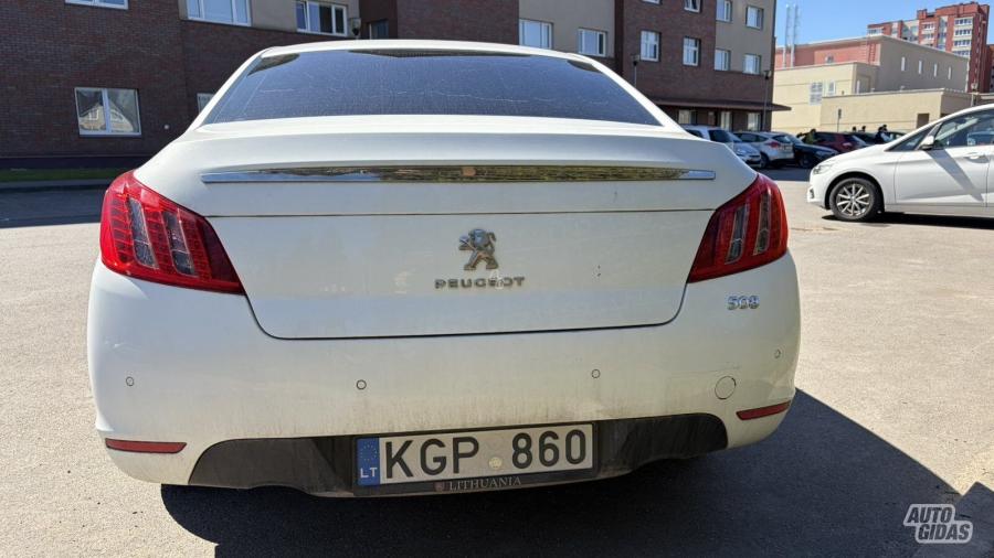 White Peugeot 508 2012 in Klaipeda, with an engine capacity of 2.00 L and mileage of 296 thousand km for 2700 €, photo 7 on AUTOMOTO.COM.LV