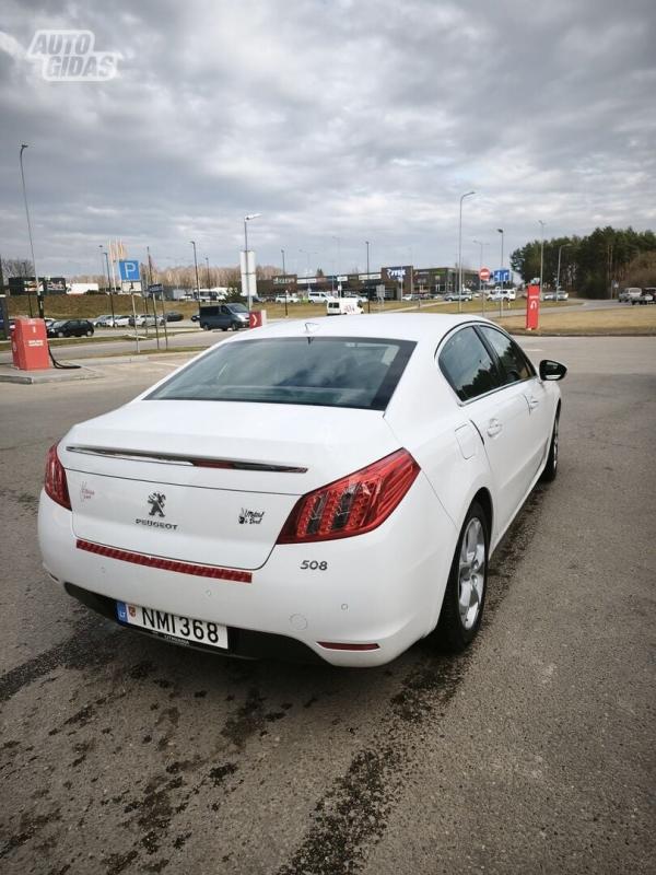 White Peugeot 508 2012 in Utena, with an engine capacity of 2.00 L and mileage of 218 thousand km for 6200 €, photo 5 on AUTOMOTO.COM.LV