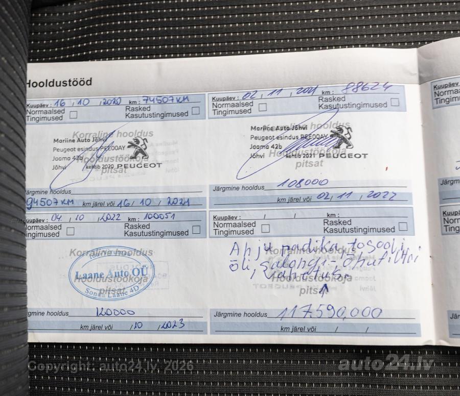 Balts Peugeot 508 2012 Tallina, ar dzinēja tilpumu 1.60 L un nobraukumu 165 tūkst. km par 2999 €, foto 19 vietnē AUTOMOTO.COM.LV