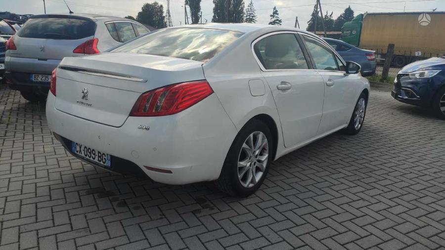 Balts Peugeot 508 2013 Tauragė, ar dzinēja tilpumu 2.00 L un nobraukumu 424 tūkst. km par 3199 €, foto 2 vietnē AUTOMOTO.COM.LV