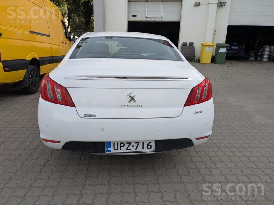 Balts Peugeot 508 2013 Rīga, ar dzinēja tilpumu 1.60 L un nobraukumu 134 tūkst. km par 2900 €, foto 4 vietnē AUTOMOTO.COM.LV