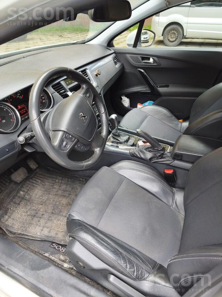 Balts Peugeot 508 2014 Rīga, ar dzinēja tilpumu 1.60 L un nobraukumu 140 tūkst. km par 3000 €, foto 8 vietnē AUTOMOTO.COM.LV