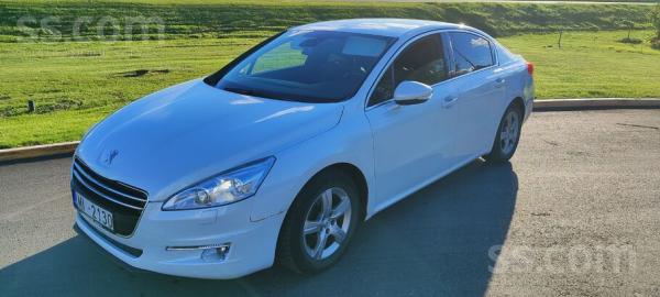 White Peugeot 508 2014 in Riga, with an engine capacity of 1.60 L and mileage of 137 thousand km for 2850 €, photo 3 on AUTOMOTO.COM.LV