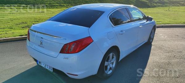 White Peugeot 508 2014 in Riga, with an engine capacity of 1.60 L and mileage of 137 thousand km for 2850 €, photo 10 on AUTOMOTO.COM.LV