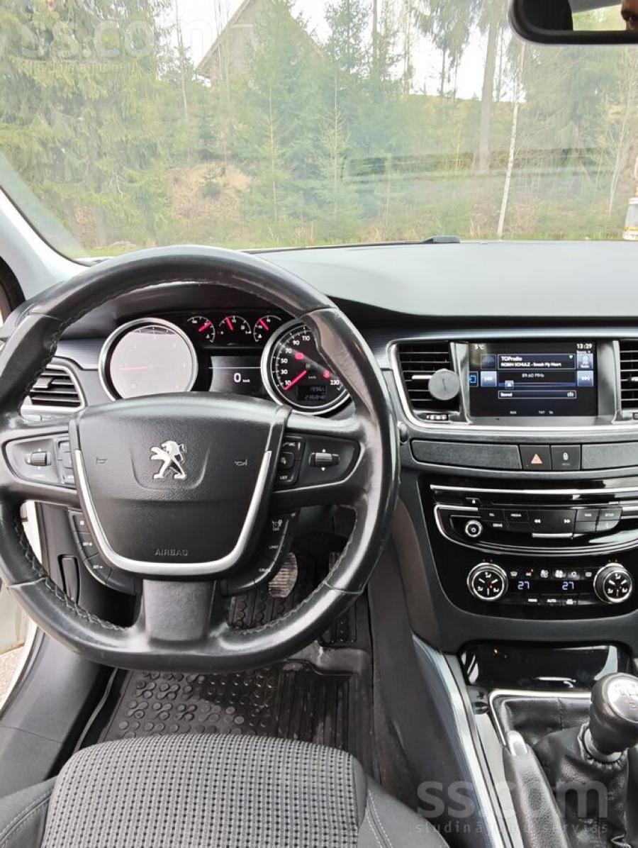 Balts Peugeot 508 2015 Madona, ar dzinēja tilpumu 1.60 L un nobraukumu 236 tūkst. km par 7300 €, foto 9 vietnē AUTOMOTO.COM.LV