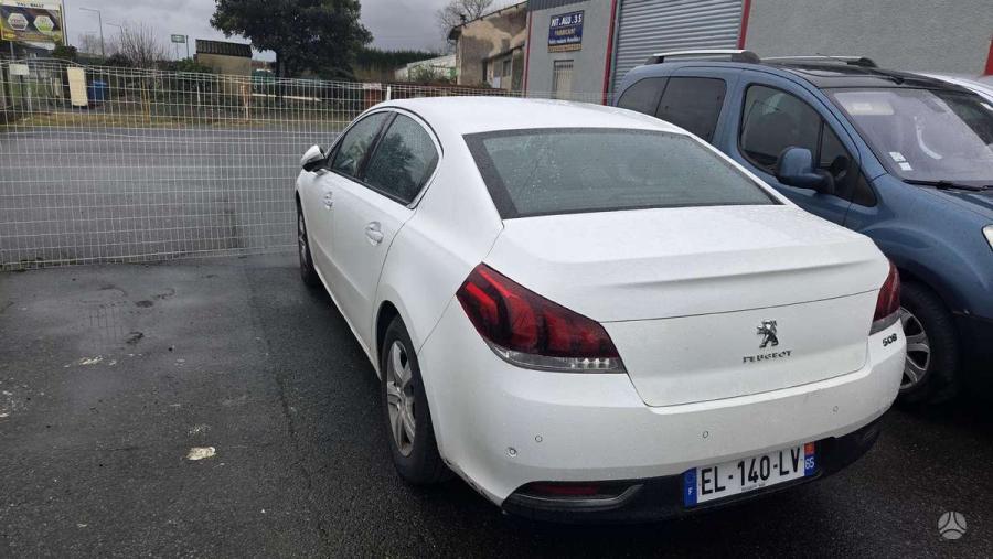 White Peugeot 508 2016 in Taurage, with an engine capacity of 1.60 L and mileage of 412 thousand km for 3700 €, photo 1 on AUTOMOTO.COM.LV