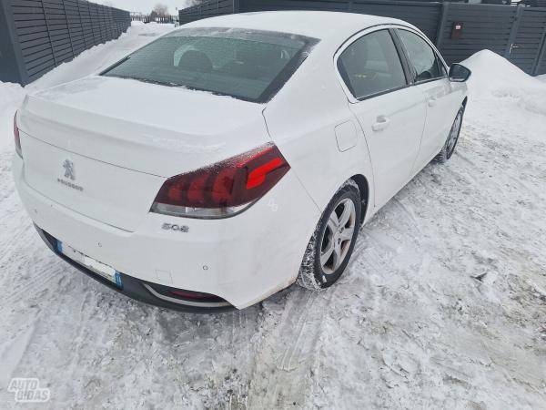 White Peugeot 508 2016 in Klaipeda, with an engine capacity of 1.60 L and mileage of 251 thousand km for 5600 €, photo 4 on AUTOMOTO.COM.LV