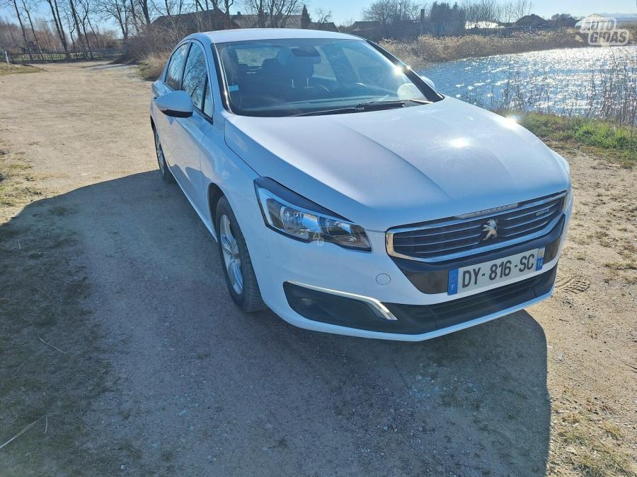White Peugeot 508 2016 in Klaipeda, with an engine capacity of 1.60 L and mileage of 258 thousand km for 5450 €, photo 6 on AUTOMOTO.COM.LV