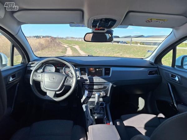 White Peugeot 508 2016 in Klaipeda, with an engine capacity of 1.60 L and mileage of 258 thousand km for 5450 €, photo 6 on AUTOMOTO.COM.LV