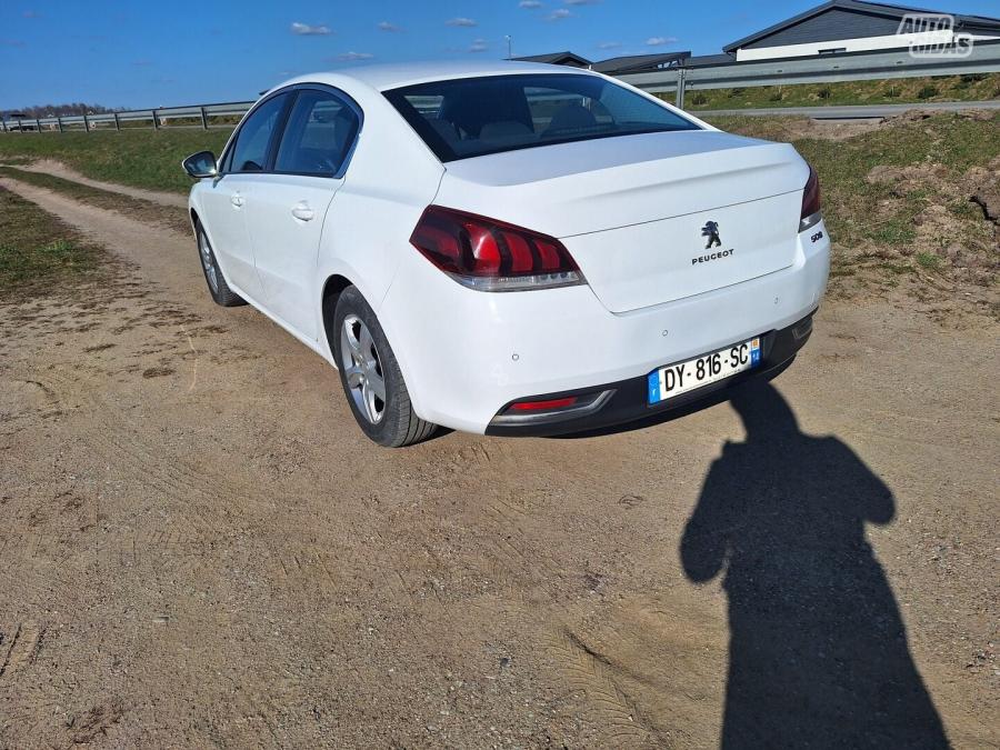 White Peugeot 508 2016 in Klaipeda, with an engine capacity of 1.60 L and mileage of 258 thousand km for 5450 €, photo 9 on AUTOMOTO.COM.LV