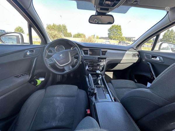 White Peugeot 508 2016 in Vilnius, with an engine capacity of 1.56 L and mileage of 257 thousand km for 4500 €, photo 5 on AUTOMOTO.COM.LV