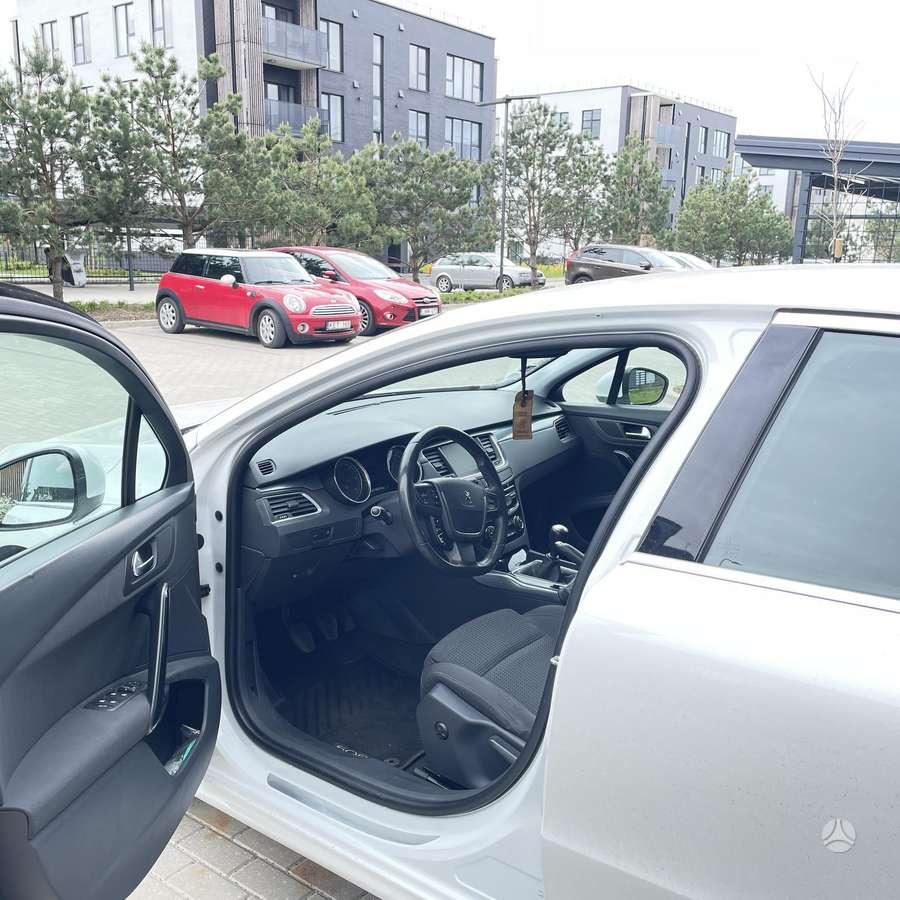 White Peugeot 508 2016 in Vilnius, with an engine capacity of 1.56 L and mileage of 257 thousand km for 4500 €, photo 6 on AUTOMOTO.COM.LV