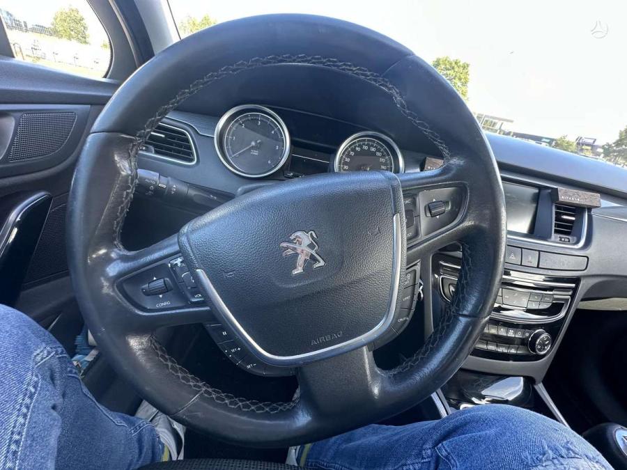 White Peugeot 508 2016 in Vilnius, with an engine capacity of 1.56 L and mileage of 257 thousand km for 4500 €, photo 14 on AUTOMOTO.COM.LV