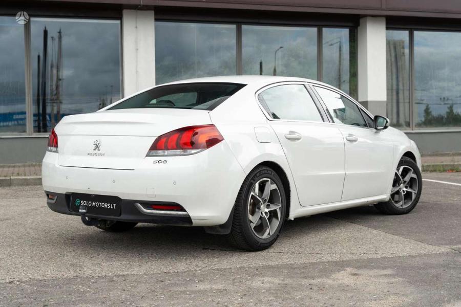 Balts Peugeot 508 2016 Viļņa, ar dzinēja tilpumu 2.00 L un nobraukumu 231 tūkst. km par 6000 €, foto 5 vietnē AUTOMOTO.COM.LV