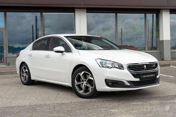 White Peugeot 508 2016 in Vilnius, with an engine capacity of 2.00 L and mileage of 231 thousand km for 6000 €, photo 6 on AUTOMOTO.COM.LV