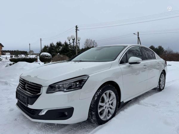 White Peugeot 508 2017 in Kaunas, with an engine capacity of 1.60 L and mileage of 89 thousand km for 8200 €, photo 1 on AUTOMOTO.COM.LV