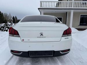 White Peugeot 508 2017 in Kaunas, with an engine capacity of 1.60 L and mileage of 89 thousand km for 8200 €, photo 4 on AUTOMOTO.COM.LV