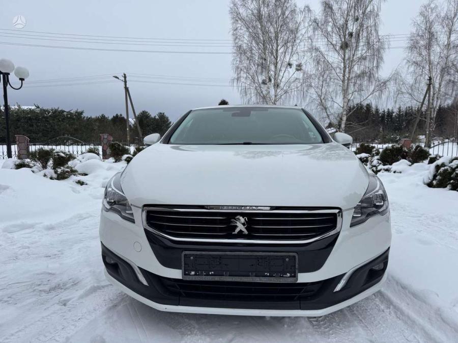 White Peugeot 508 2017 in Kaunas, with an engine capacity of 1.60 L and mileage of 89 thousand km for 8200 €, photo 8 on AUTOMOTO.COM.LV