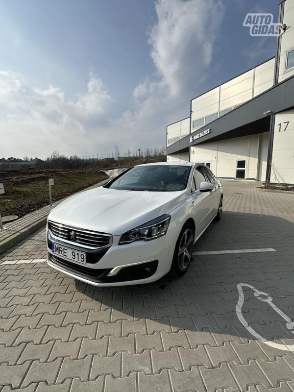 White Peugeot 508 2017 in Taurage, with an engine capacity of 2.00 L and mileage of 249 thousand km for 6800 €, photo 1 on AUTOMOTO.COM.LV