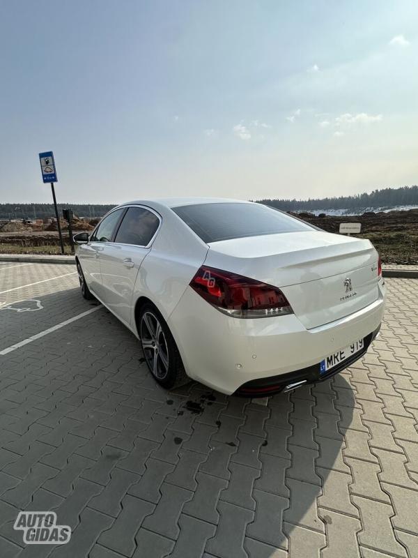 White Peugeot 508 2017 in Taurage, with an engine capacity of 2.00 L and mileage of 249 thousand km for 6800 €, photo 5 on AUTOMOTO.COM.LV