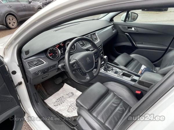 White Peugeot 508 2018 in Tartu, with an engine capacity of 2.00 L and mileage of 181 thousand km for 10990 €, photo 11 on AUTOMOTO.COM.LV