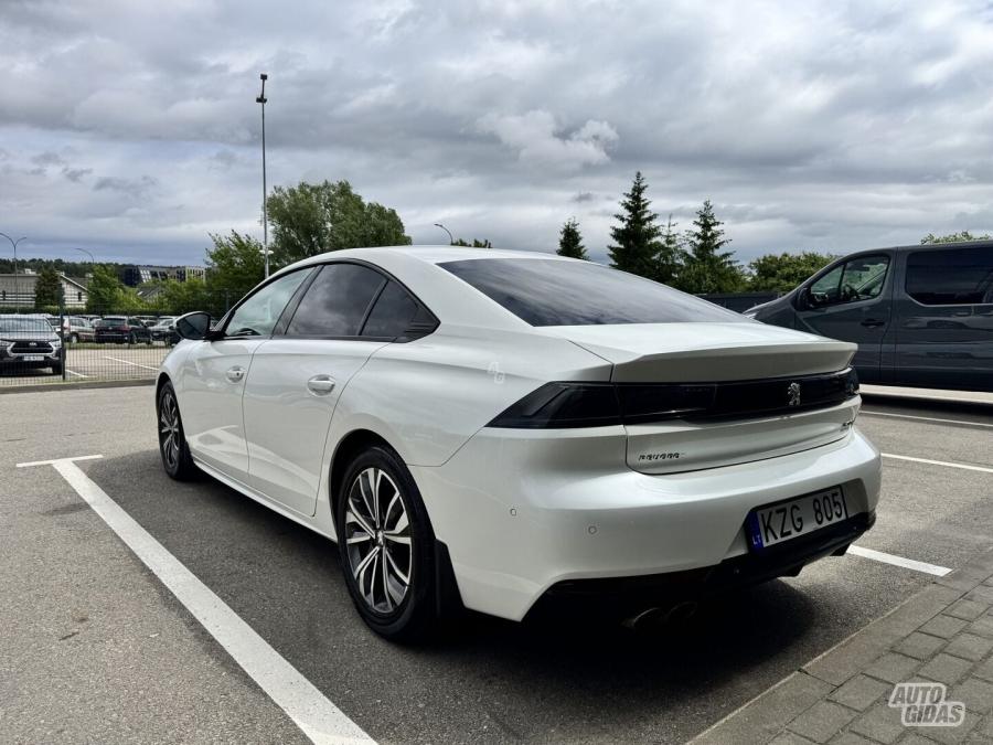 White Peugeot 508 2019 in Vilnius, with an engine capacity of 2.00 L and mileage of 122 thousand km for 18800 €, photo 7 on AUTOMOTO.COM.LV