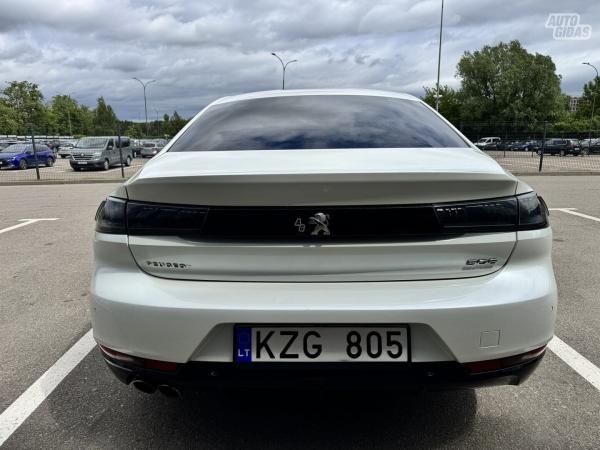 White Peugeot 508 2019 in Vilnius, with an engine capacity of 2.00 L and mileage of 122 thousand km for 18800 €, photo 7 on AUTOMOTO.COM.LV