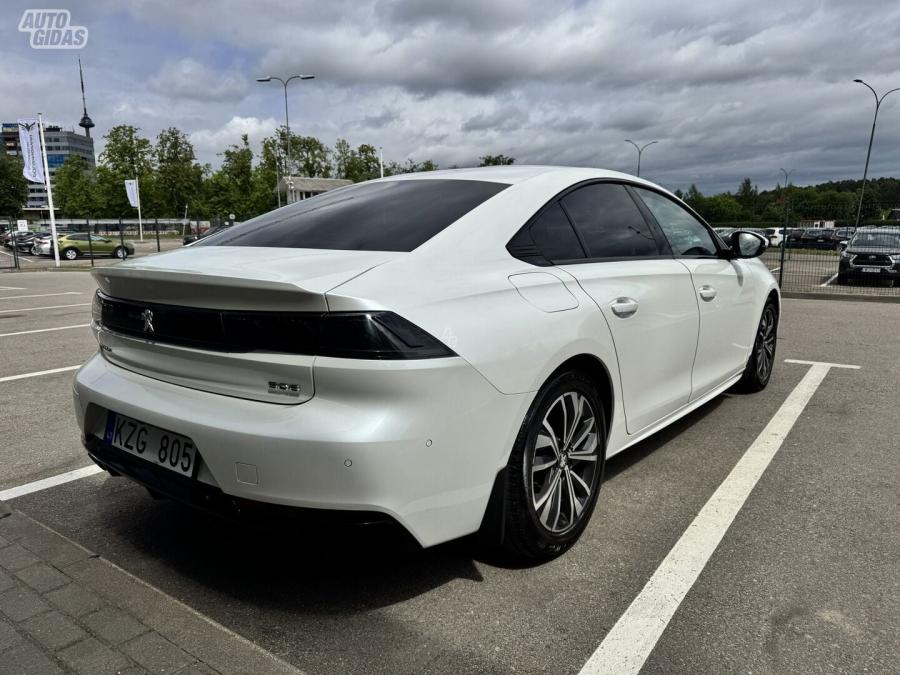 White Peugeot 508 2019 in Vilnius, with an engine capacity of 2.00 L and mileage of 122 thousand km for 18800 €, photo 9 on AUTOMOTO.COM.LV