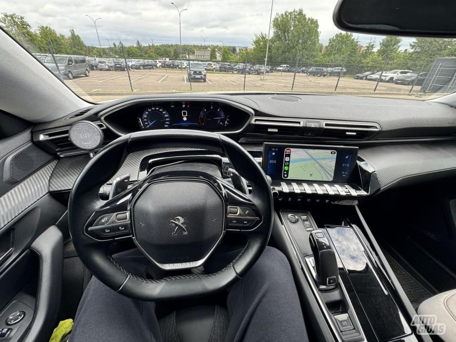 White Peugeot 508 2019 in Vilnius, with an engine capacity of 2.00 L and mileage of 122 thousand km for 18800 €, photo 12 on AUTOMOTO.COM.LV