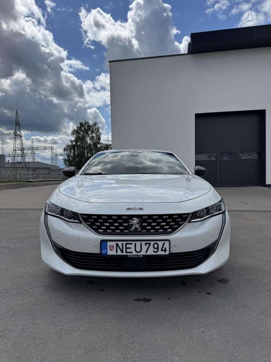 White Peugeot 508 2019 in Siauliai, with an engine capacity of 1.60 L and mileage of 175 thousand km for 15490 €, photo 3 on AUTOMOTO.COM.LV