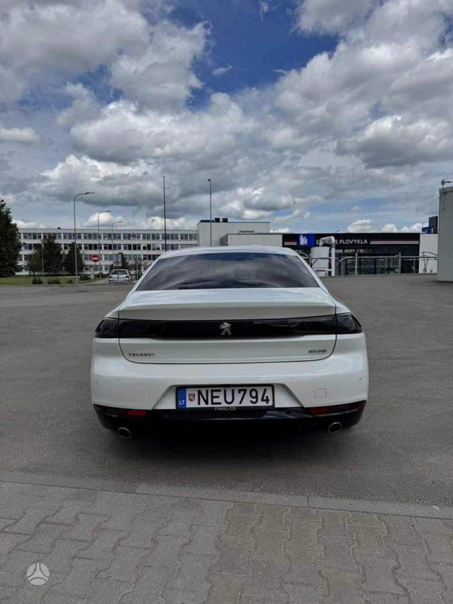 White Peugeot 508 2019 in Siauliai, with an engine capacity of 1.60 L and mileage of 175 thousand km for 15490 €, photo 7 on AUTOMOTO.COM.LV