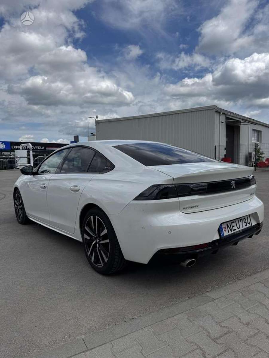 White Peugeot 508 2019 in Siauliai, with an engine capacity of 1.60 L and mileage of 175 thousand km for 15490 €, photo 8 on AUTOMOTO.COM.LV