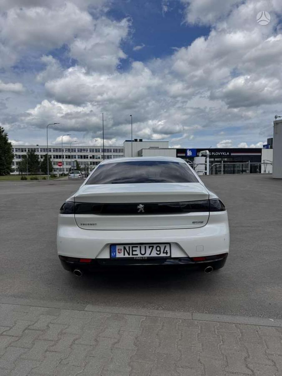 White Peugeot 508 2019 in Siauliai, with an engine capacity of 1.60 L and mileage of 175 thousand km for 15490 €, photo 9 on AUTOMOTO.COM.LV