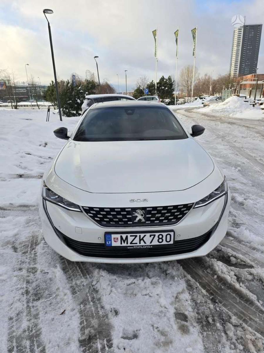 White Peugeot 508 2020 in Klaipeda, with an engine capacity of 2.00 L and mileage of 225 thousand km for 17400 €, photo 5 on AUTOMOTO.COM.LV