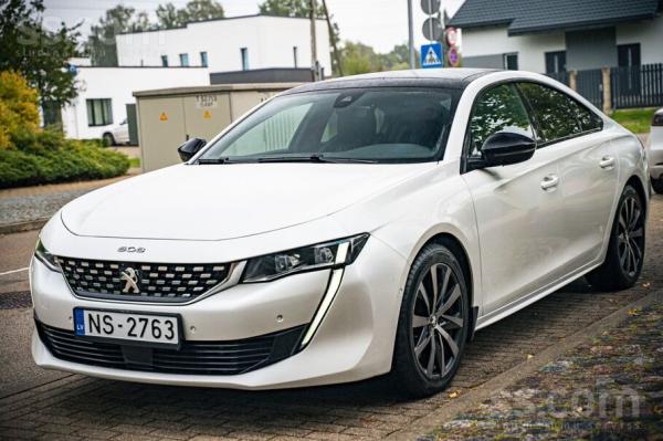 White Peugeot 508 2020 in Riga, with an engine capacity of 2.00 L and mileage of 240 thousand km for 9990 €, photo 1 on AUTOMOTO.COM.LV